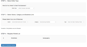 How to Apply for Business License in Tanzania: Procedures