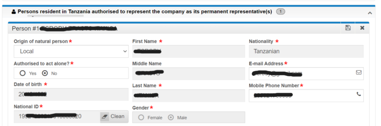How to register a foreign company in Tanzania using BRELA ORS